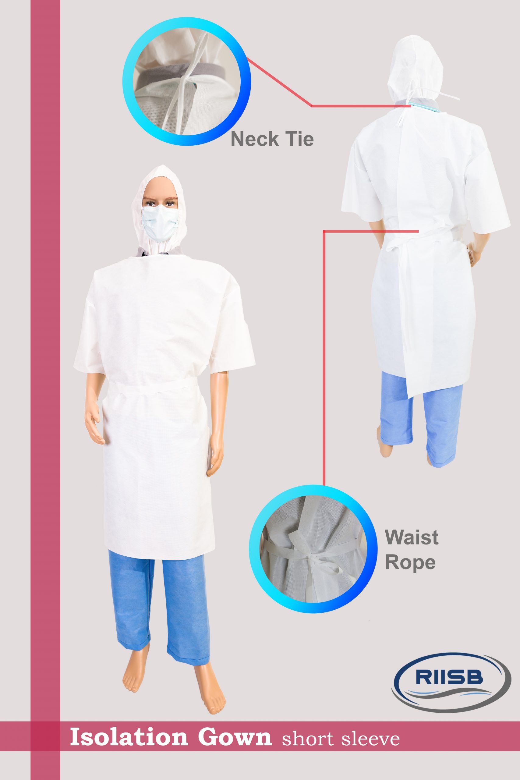 Isolation Gown Short Sleeve - Rakan Impian Industri Sdn Bhd